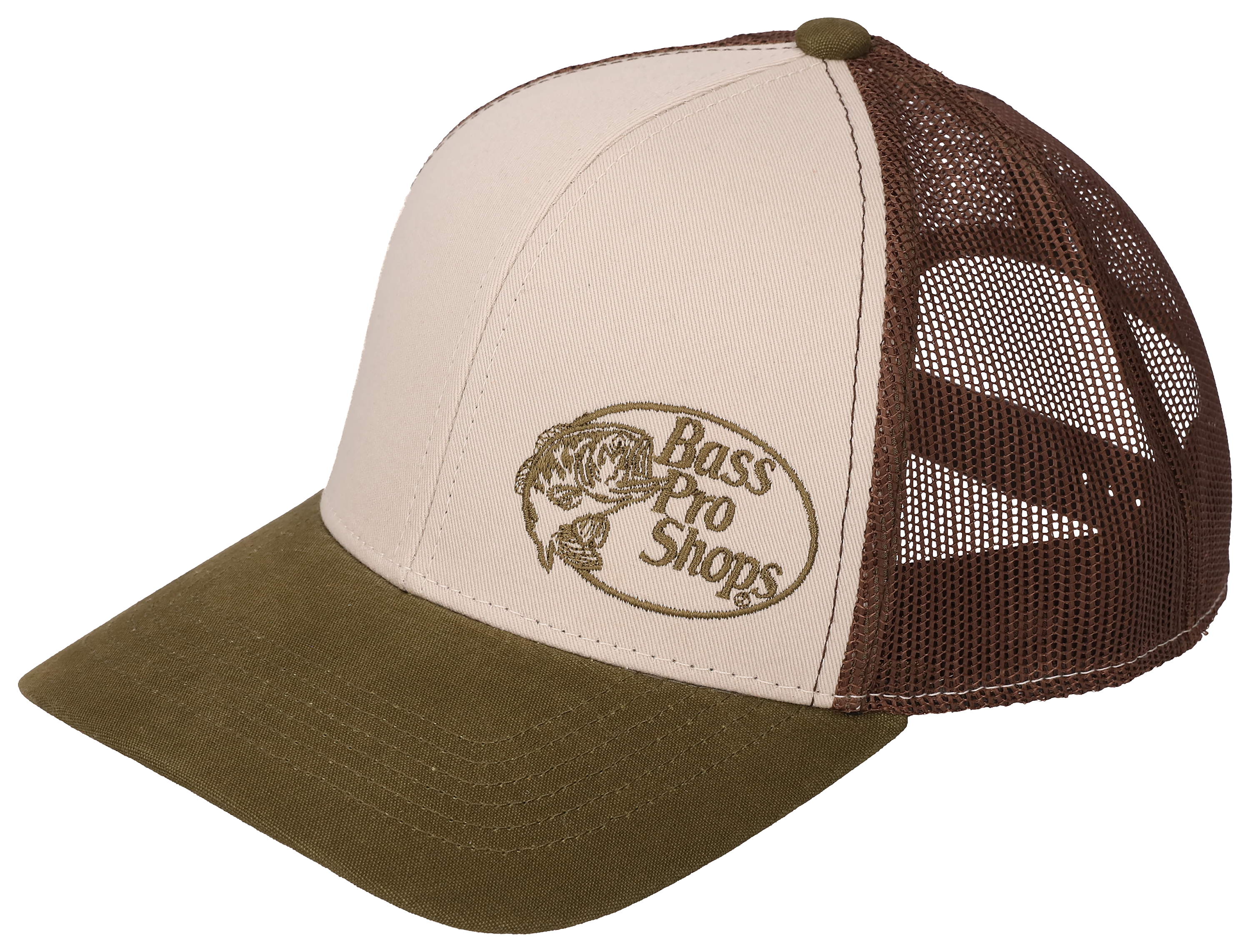 Bass Pro Shops Off-Center Logo Mesh-Back Cap | Cabela's
